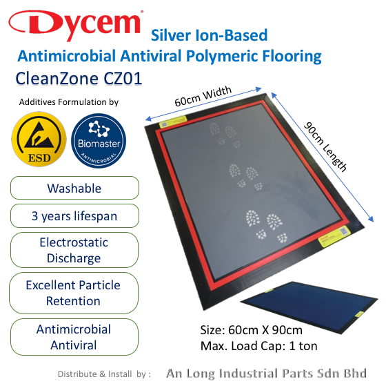 Dycem cross contamination control flooring also known as washable ...